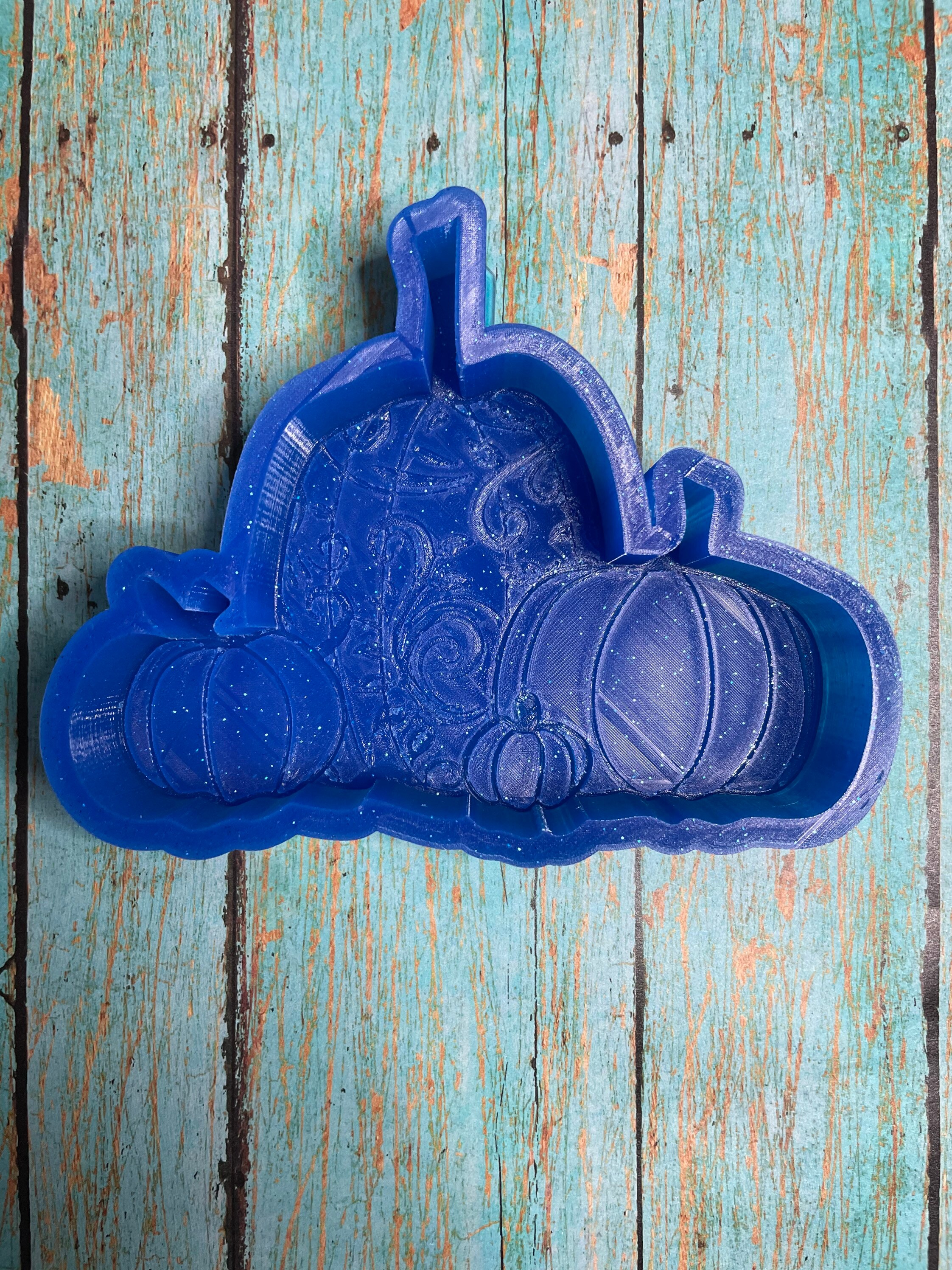 Leather Tooled Pumpkin Grouping Mold for Freshies, Soap, Resin, Etc. - Etsy