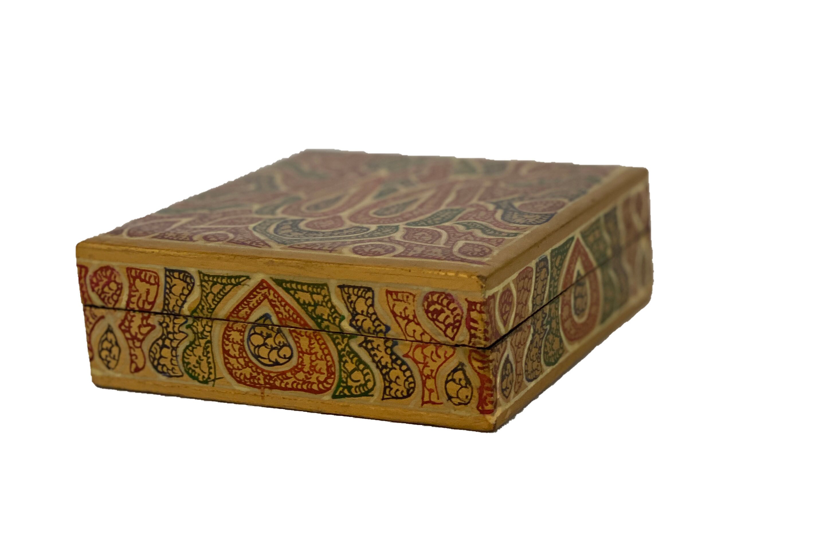 Bohemian Decor, Indian Folk Art Coaster Set, Gifts for House Warming ...