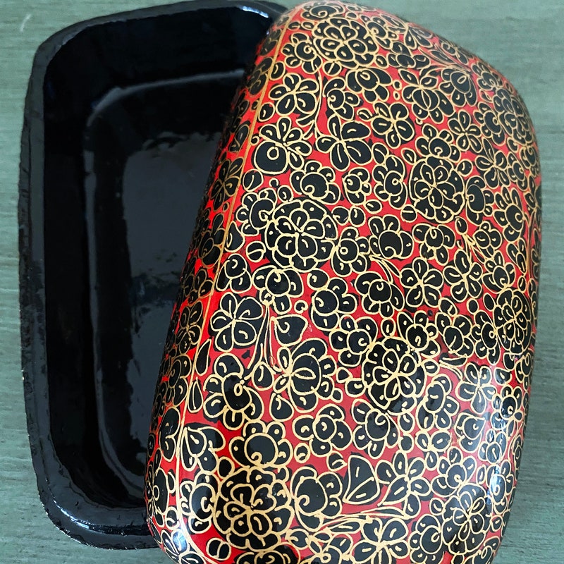 Kashmir Lacquer Box - Etsy