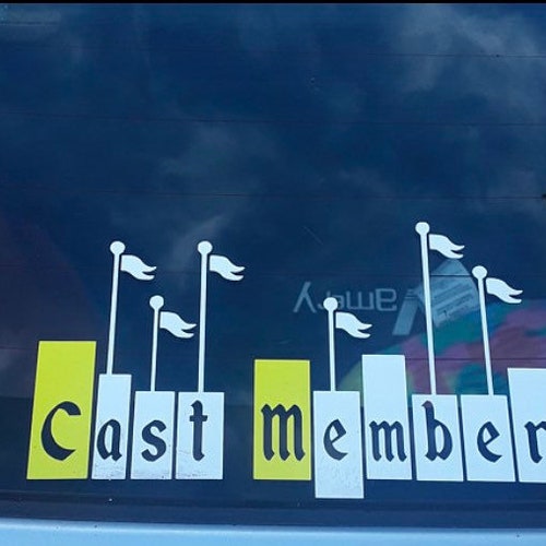 Disney Cast Member Decal - Etsy