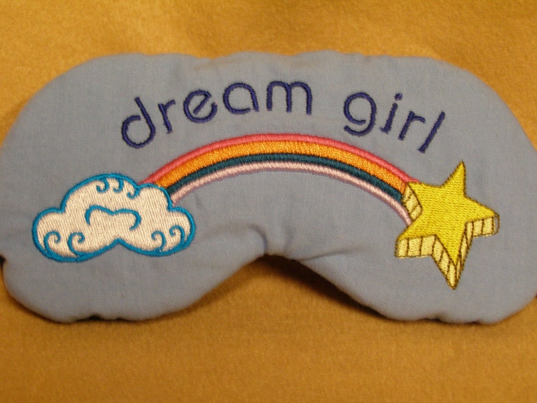 Embroidered Eye Mask for Sleeping, Cute Sleep Mask for Kids or Adults ...