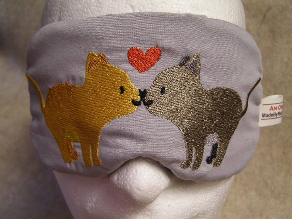 Embroidered Eye Mask for Sleeping Cute Sleep Mask Sleep | Etsy