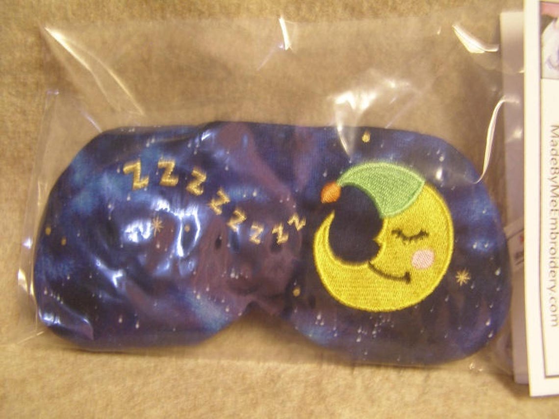 Embroidered Eye Mask for Sleeping Cute Sleep Mask Sleep - Etsy