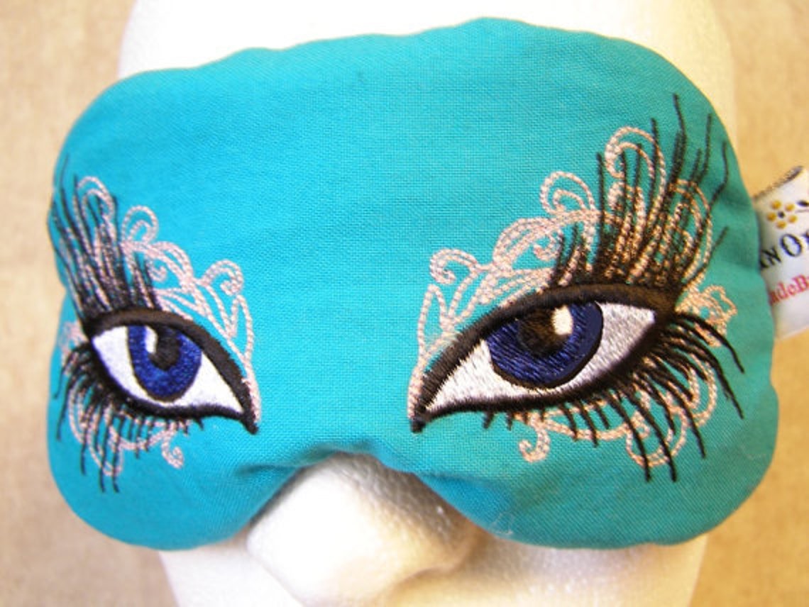 Embroidered Eye Mask Sleep Sleeping Cute Sleep Mask Eye - Etsy