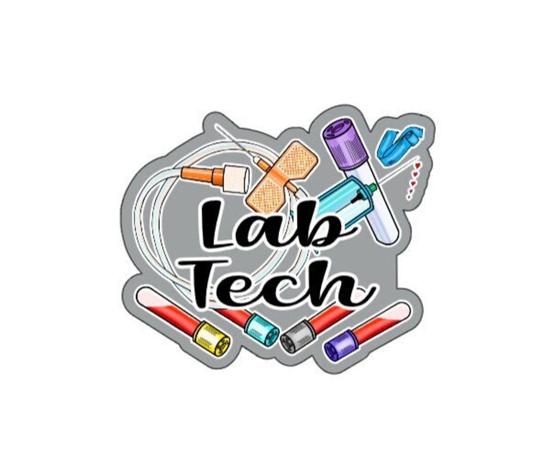 Lab Tech Badge Reel, Medical Office, ID Badge, Retractable Badge Reel ...