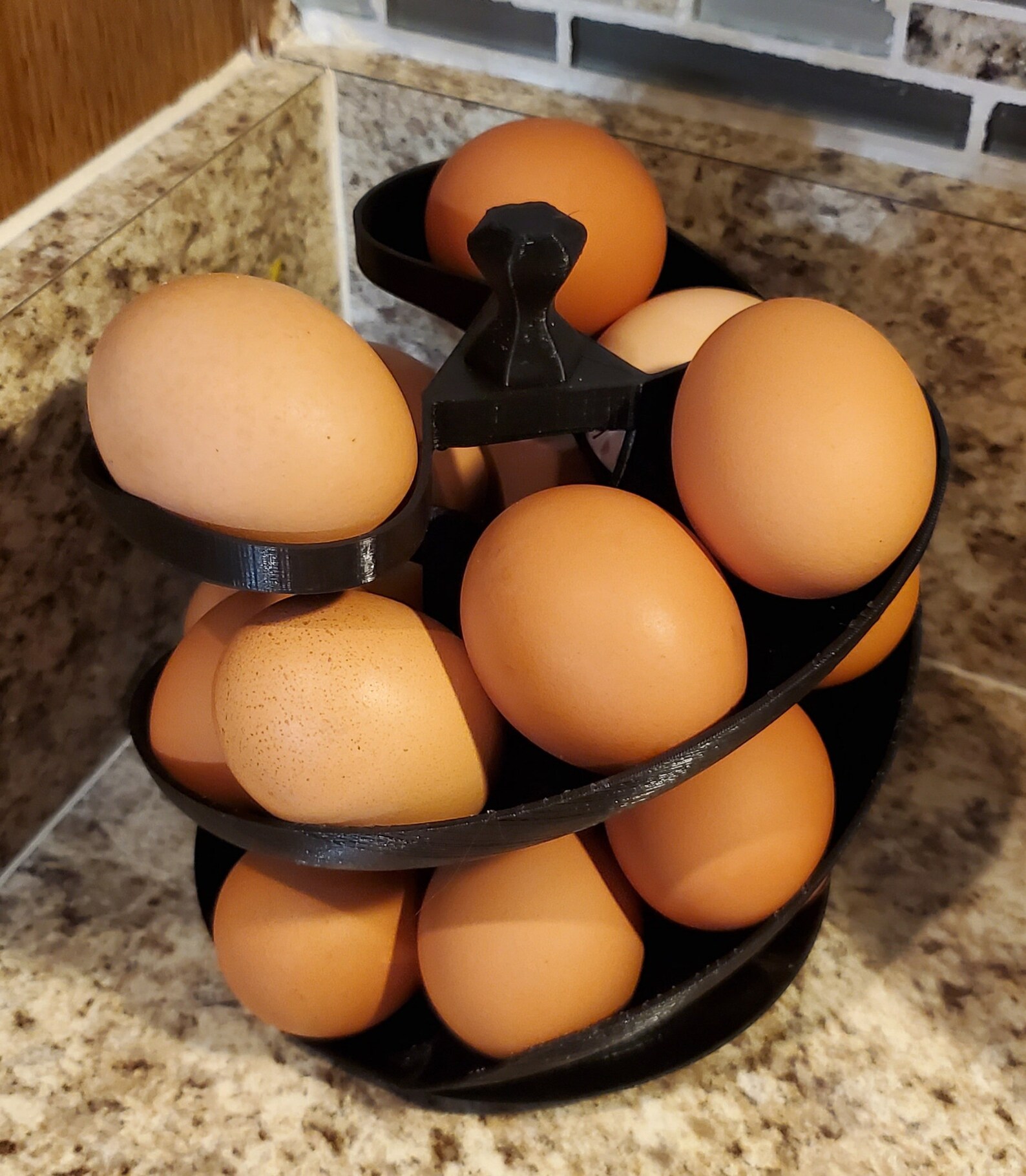 Egg holder Fresh eggs Spiral Egg storage holder 18 | Etsy