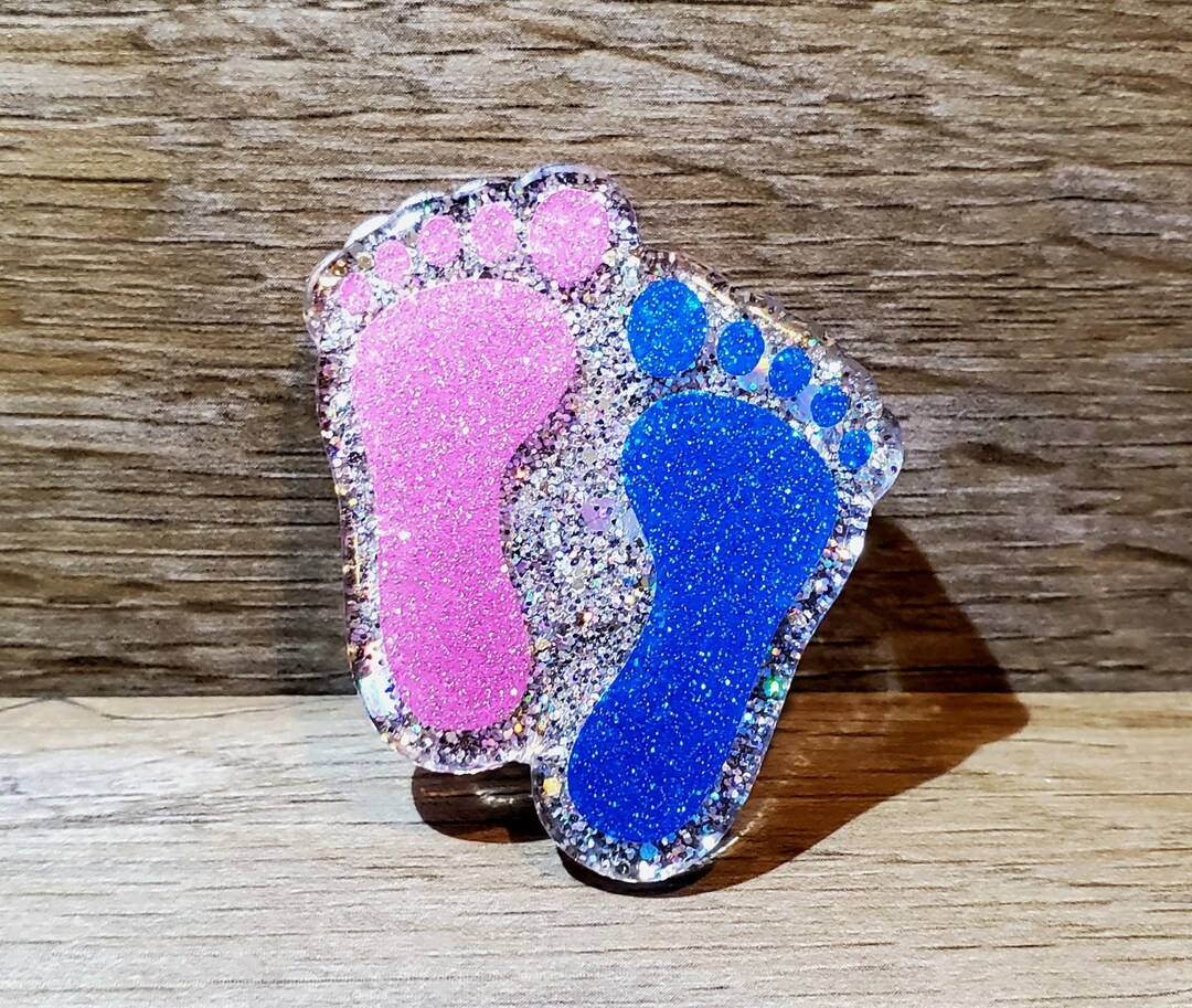 Baby Feet Badge Reel, Baby Nurse, NICU Nurse, OBGYN, Nursing, L&D, Baby ...