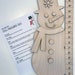 DIY Snowman Snow Measuring Paint Kit Let It Snow Snowman - Etsy