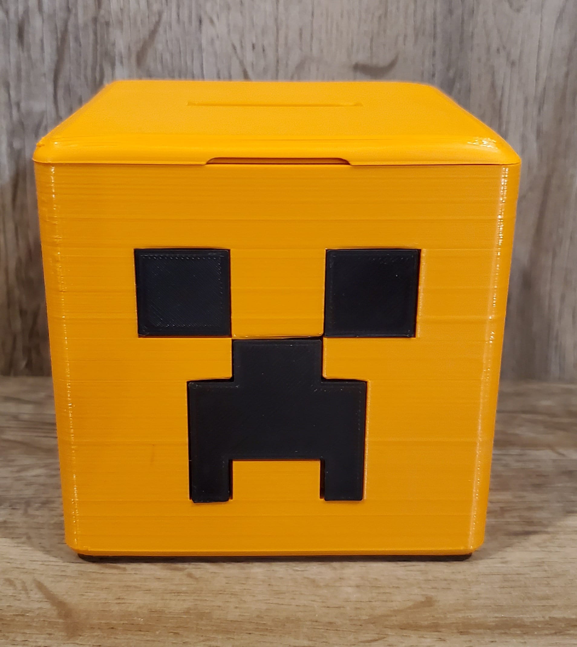 3D Printed Video Game Creeper Block Piggy Bank Piggy Bank | Etsy