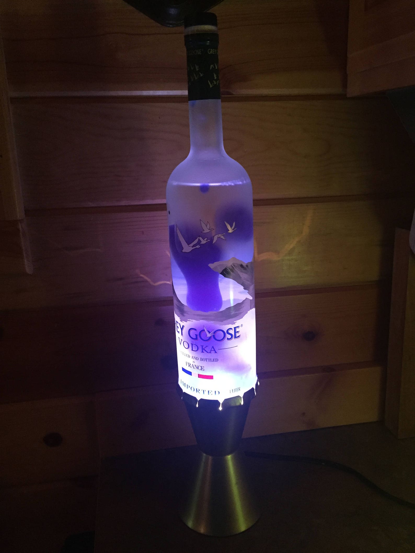 Grey Goose Vodka 750ml Custom Lava Lamp Light | Etsy