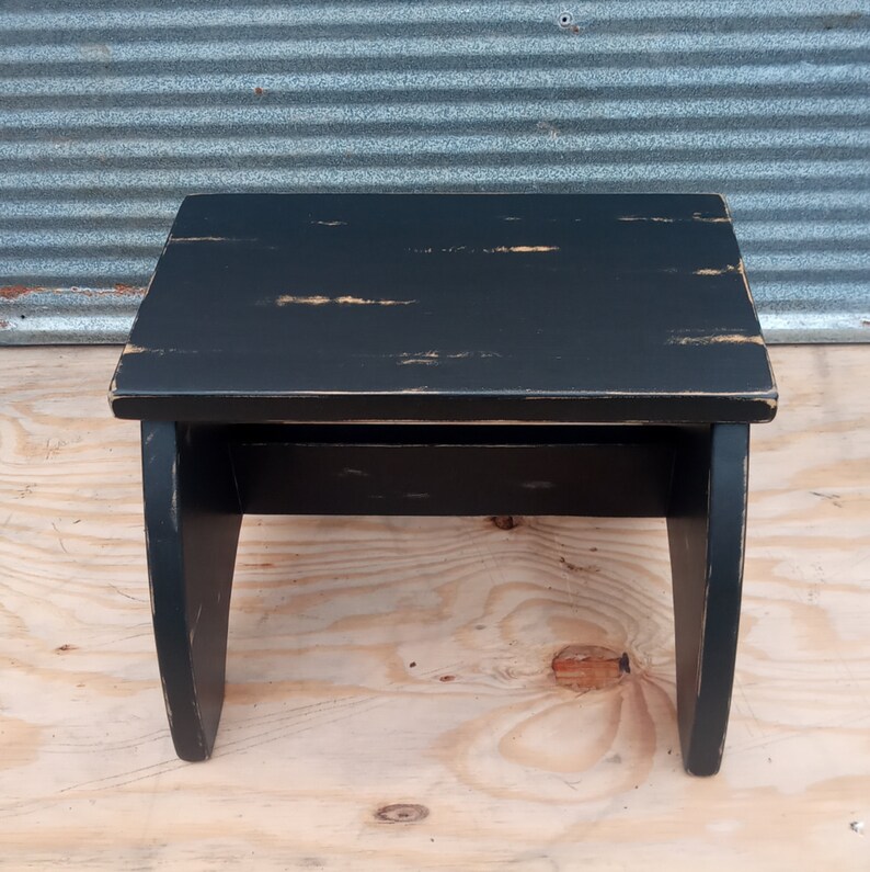 Large Step Stool Farmhouse Decor Footstool Primitive Folk Art - Etsy