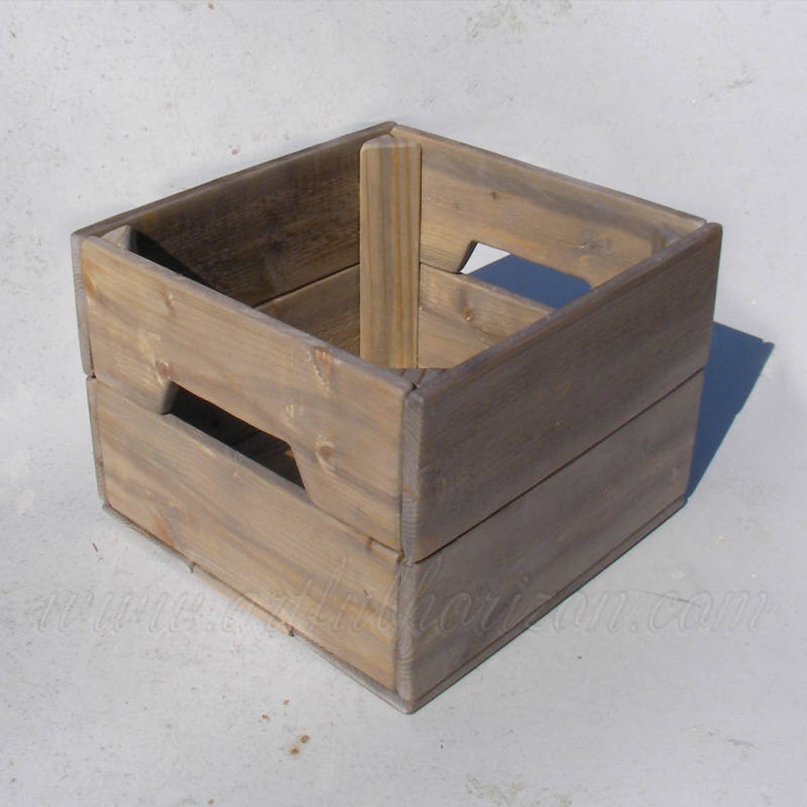 Small Wood Crate Primitive Folk Art Rustic Farmhouse Decor Custom ...