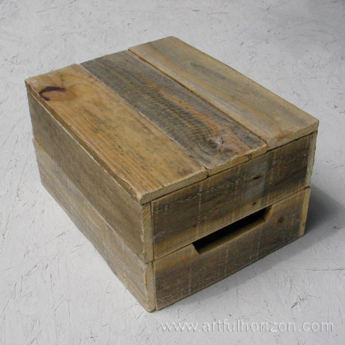 Set of 4 Wood Crates Primitive Folk Art Rustic Farmhouse Decor - Etsy