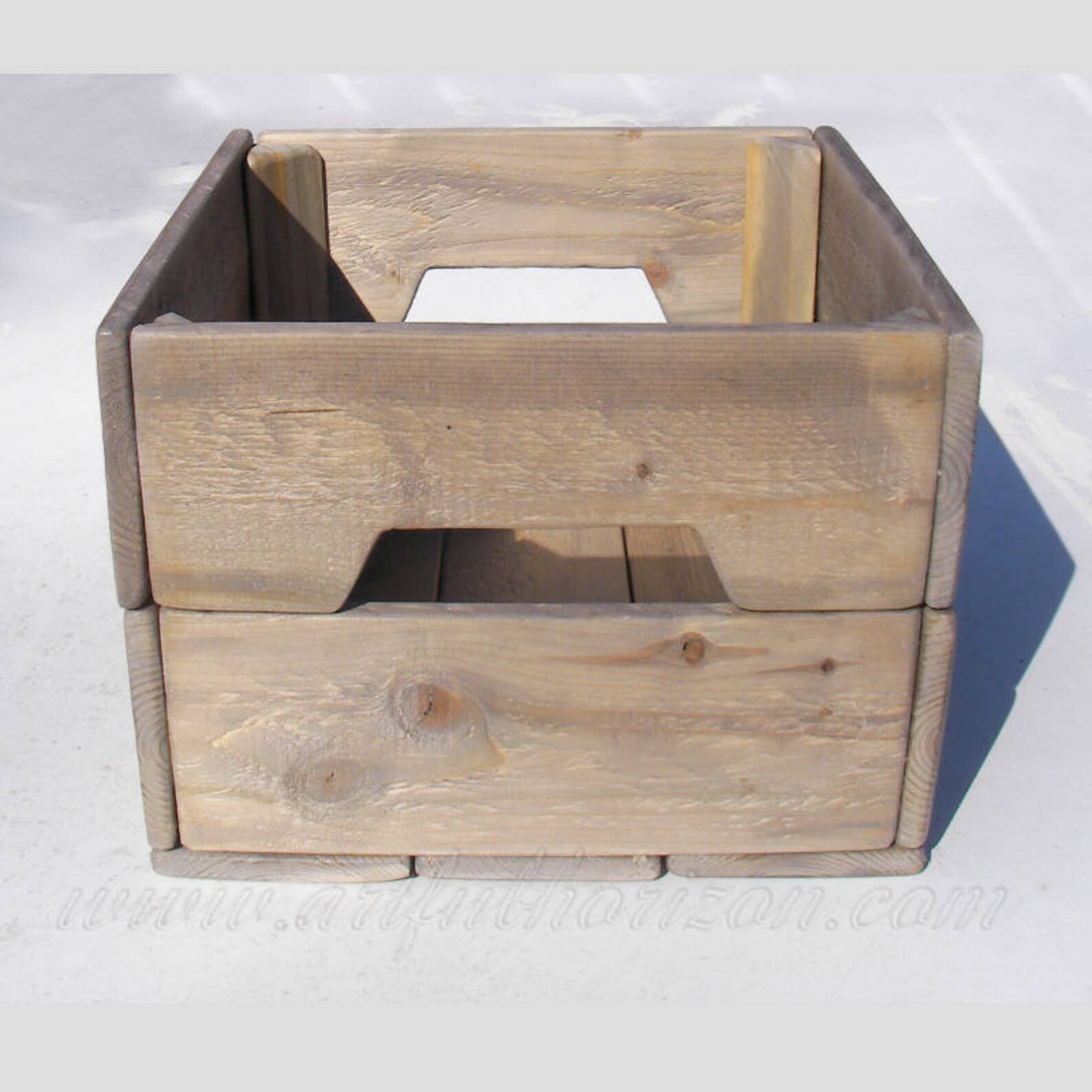 Small Wood Crate Primitive Folk Art Rustic Farmhouse Decor Custom ...