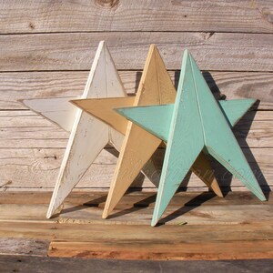 Wood Star Sign Nautical Beach Cottage Decor Beach Wedding Decor ...