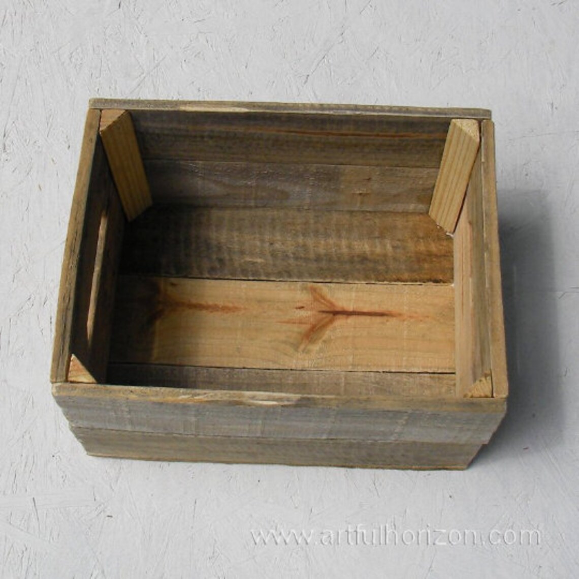 Set of 4 Wood Crates Primitive Folk Art Rustic Farmhouse Decor - Etsy