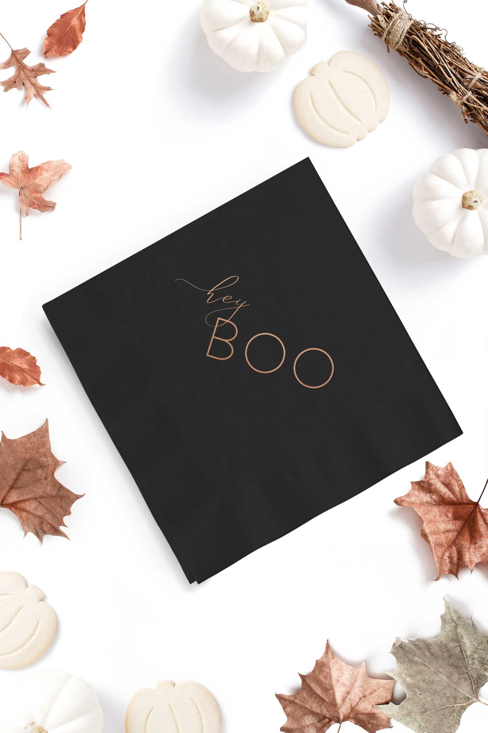 Hey Boo Napkins Set of 20 Halloween Ghost Napkins for - Etsy