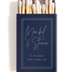 Custom Matches Wedding Matchboxes Personalized Favor Matchboxes Party ...
