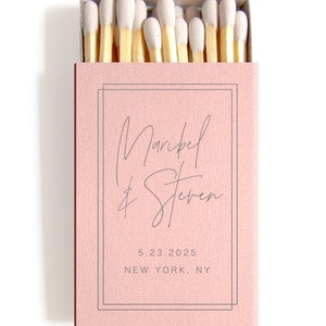 Custom Matches Wedding Matchboxes Personalized Favor Matchboxes Party ...