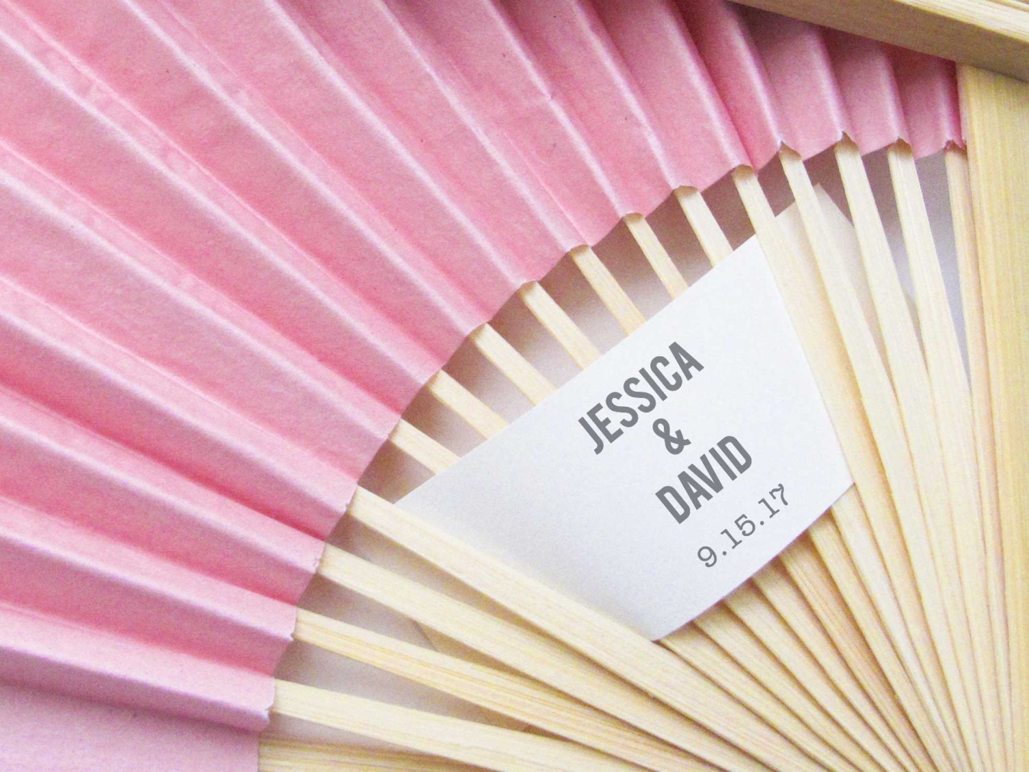 Personalized Fans 50 Set Paper Fan Wedding Favors Party | Etsy