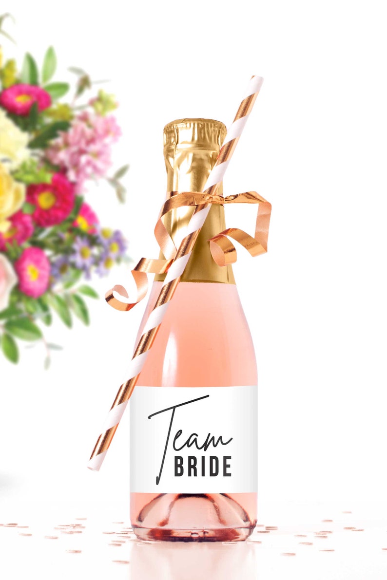 Team Bride Sticker Bachelorette Party Favors Team Bride Labels - Etsy