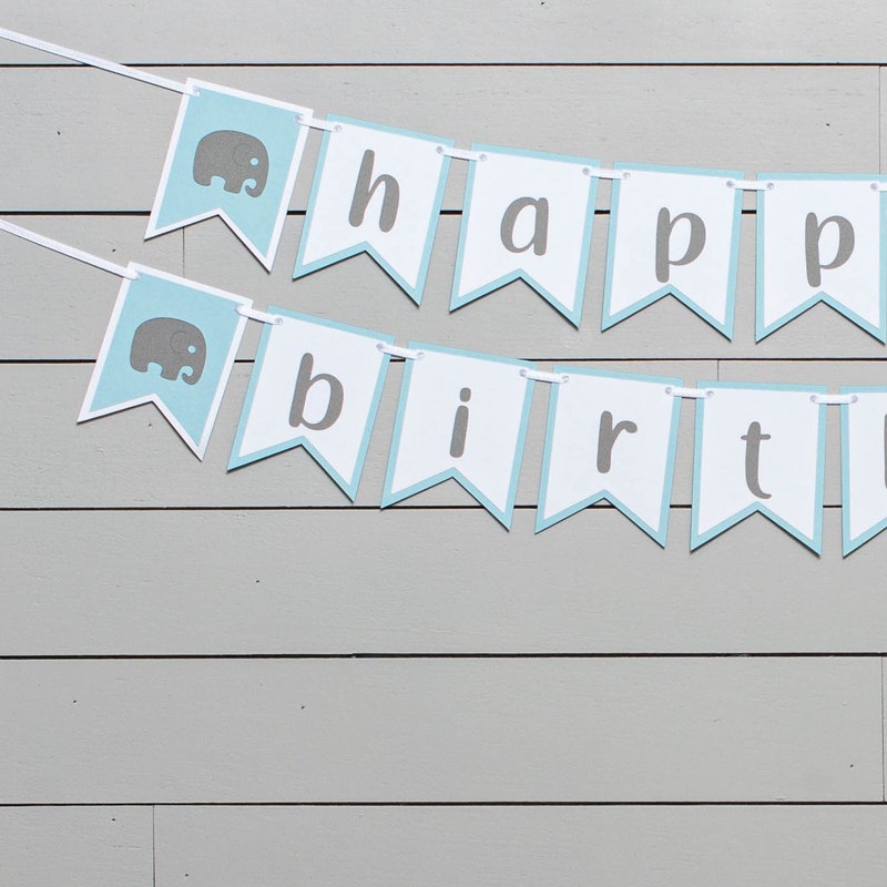 Elephant Banner - Etsy