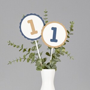 Beary 1st Birthday Centerpiece Sticks - 1st Birthday for a Sweet Baby ...