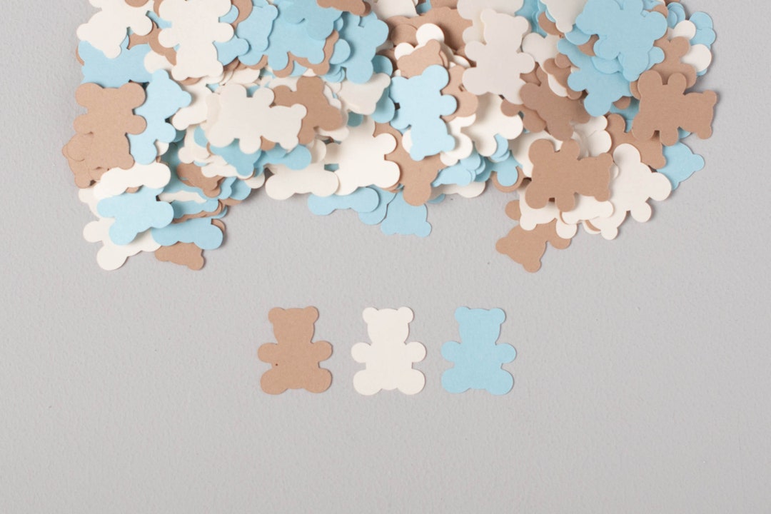 Teddy Bear Confetti We Can Bearly Wait Teddy Bear Baby - Etsy