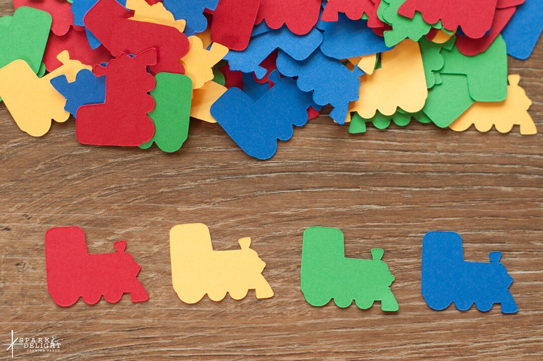 Train Confetti, 200 Pieces, Perfect for a Little Boy Birthday Party ...
