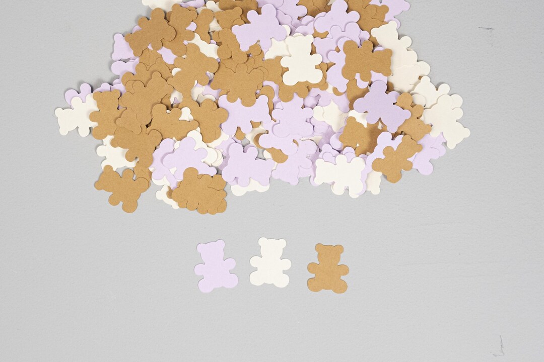 Teddy Bear Confetti, 200 Pieces, Customize Your Colors - Etsy