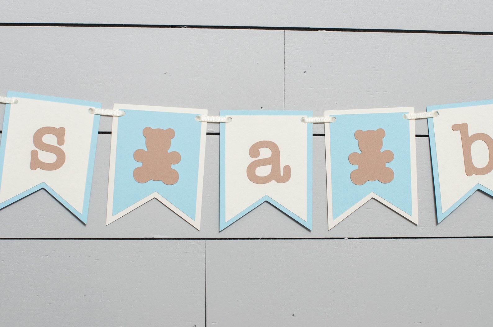 Teddy Bear Baby Shower Banner It's A Boy Banner - Etsy