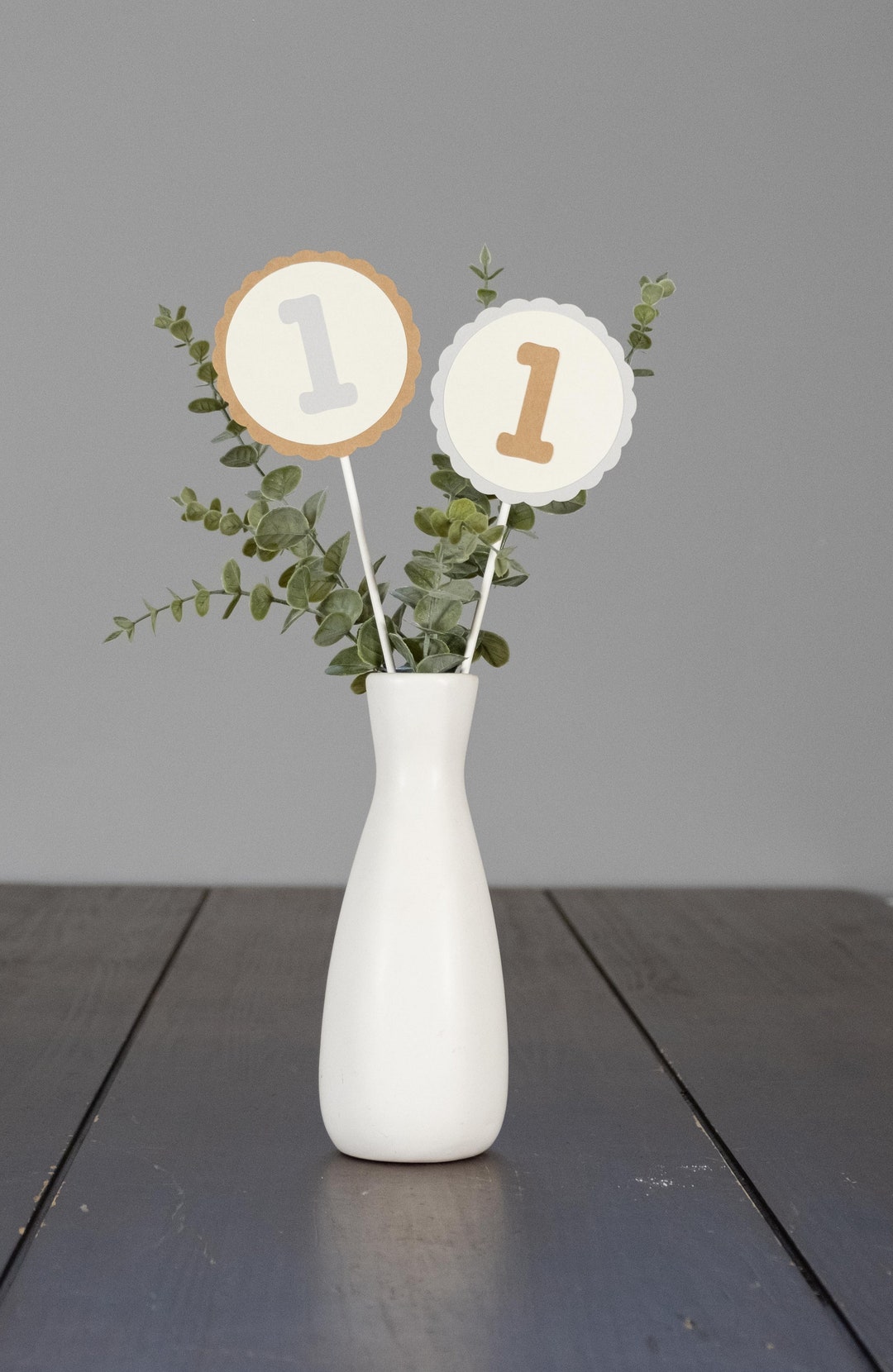 Beary 1st Birthday Centerpiece Sticks - 1st Birthday for a Sweet Baby ...