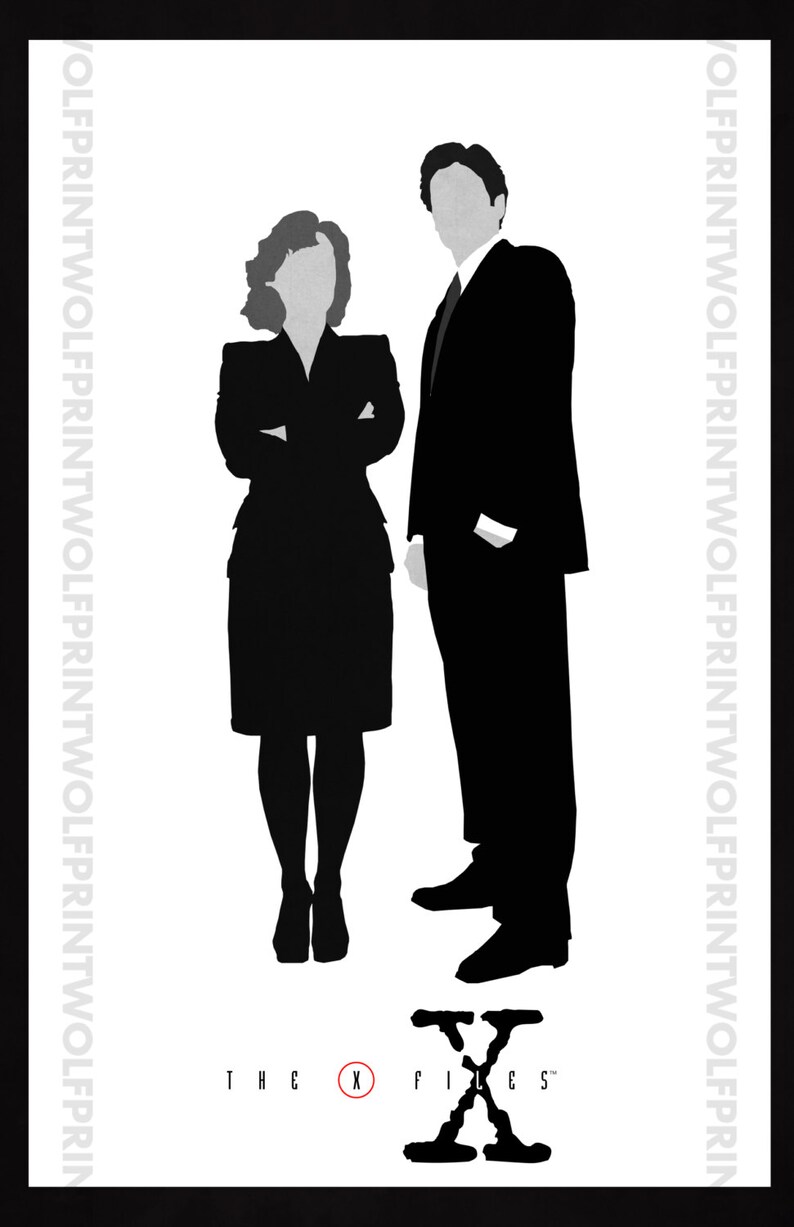 X Files | Minimalist Design TV Movie Poster - Etsy