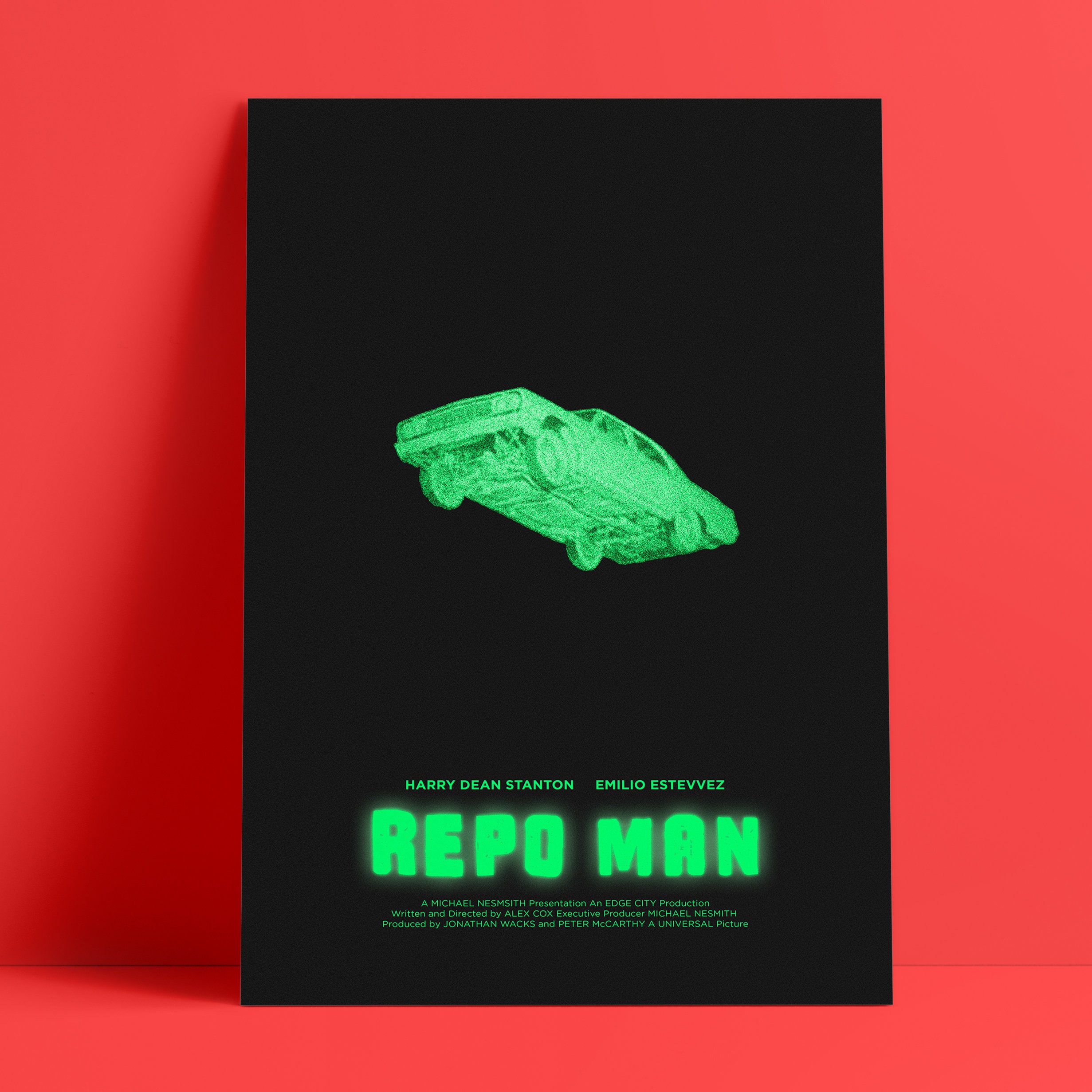 Repo Man 12 X 18 Inch Minimal Movie Poster Giclee Print - Etsy