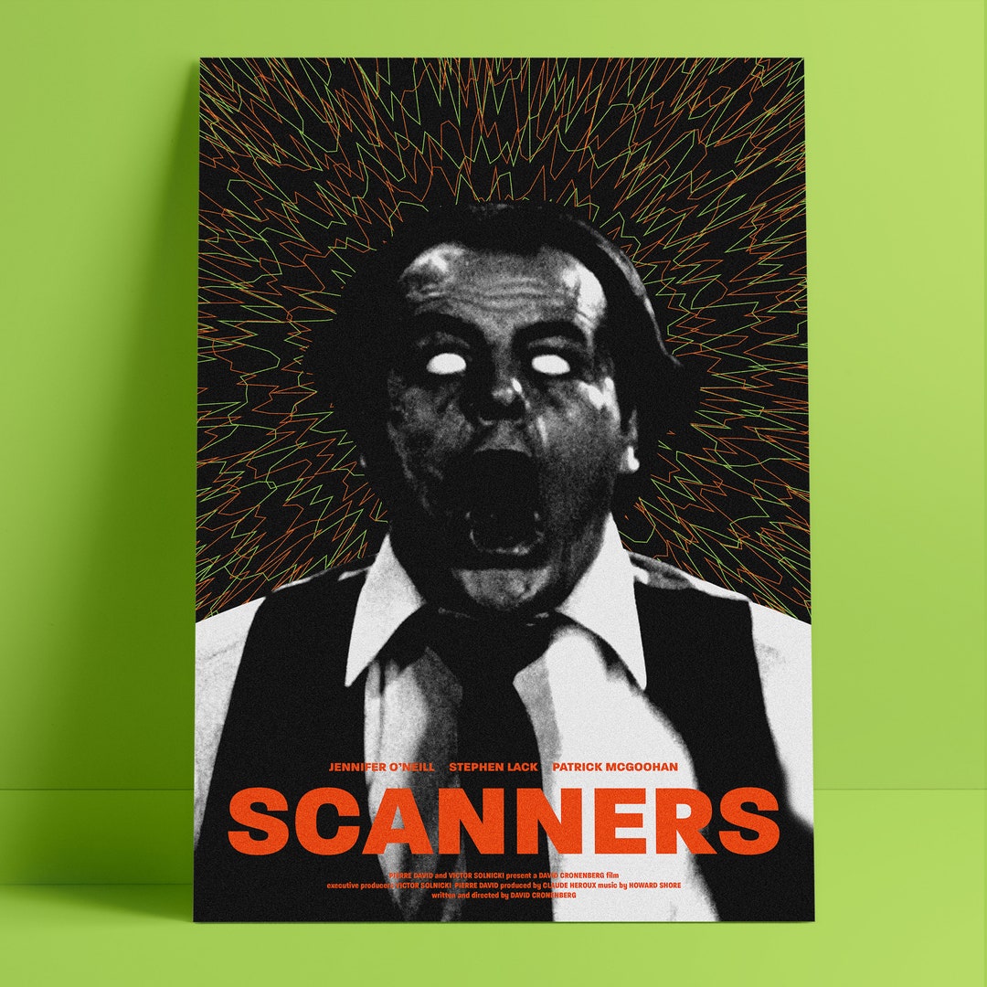 Scanners | Original Minimal Movie Poster | Room Office Movie Buff Sci ...