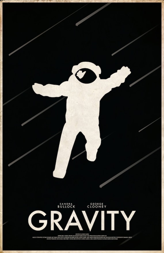 Sandra Bullock Gravity Poster