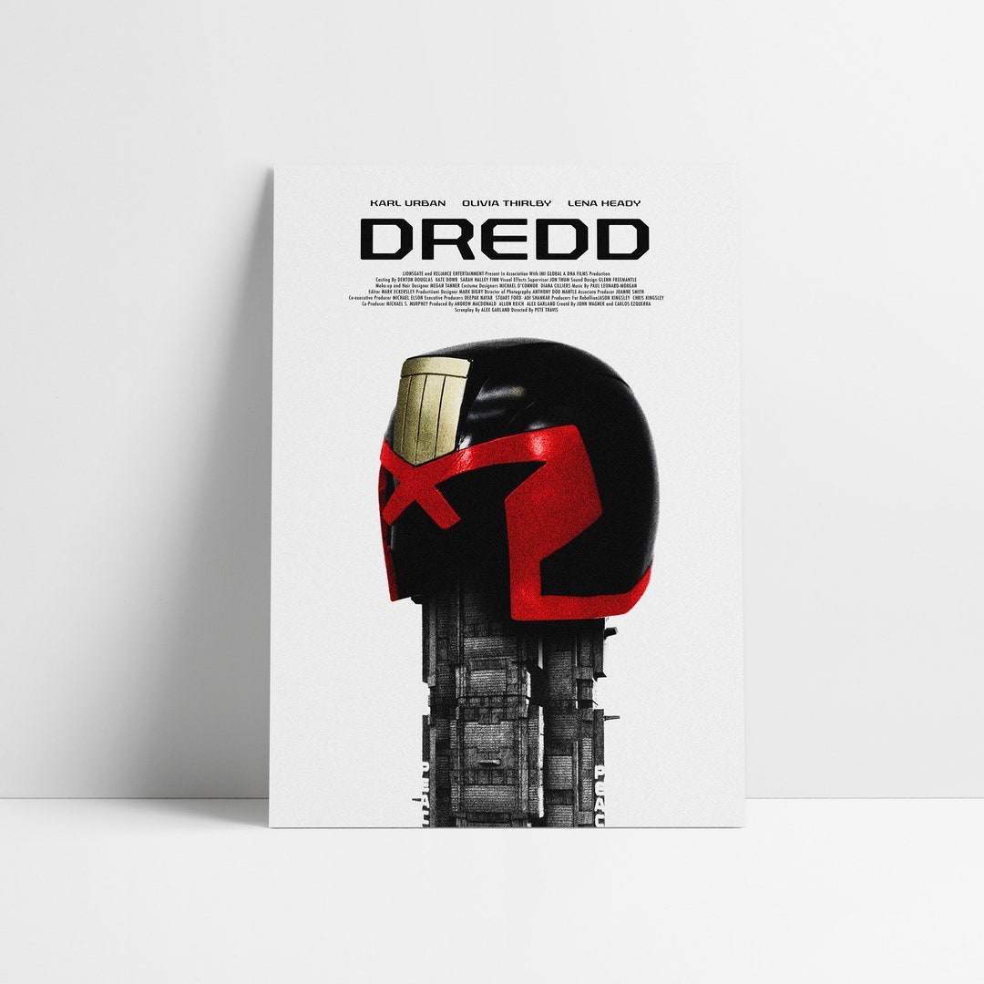 Dredd Minimal Movie Poster Giclee Print - Etsy