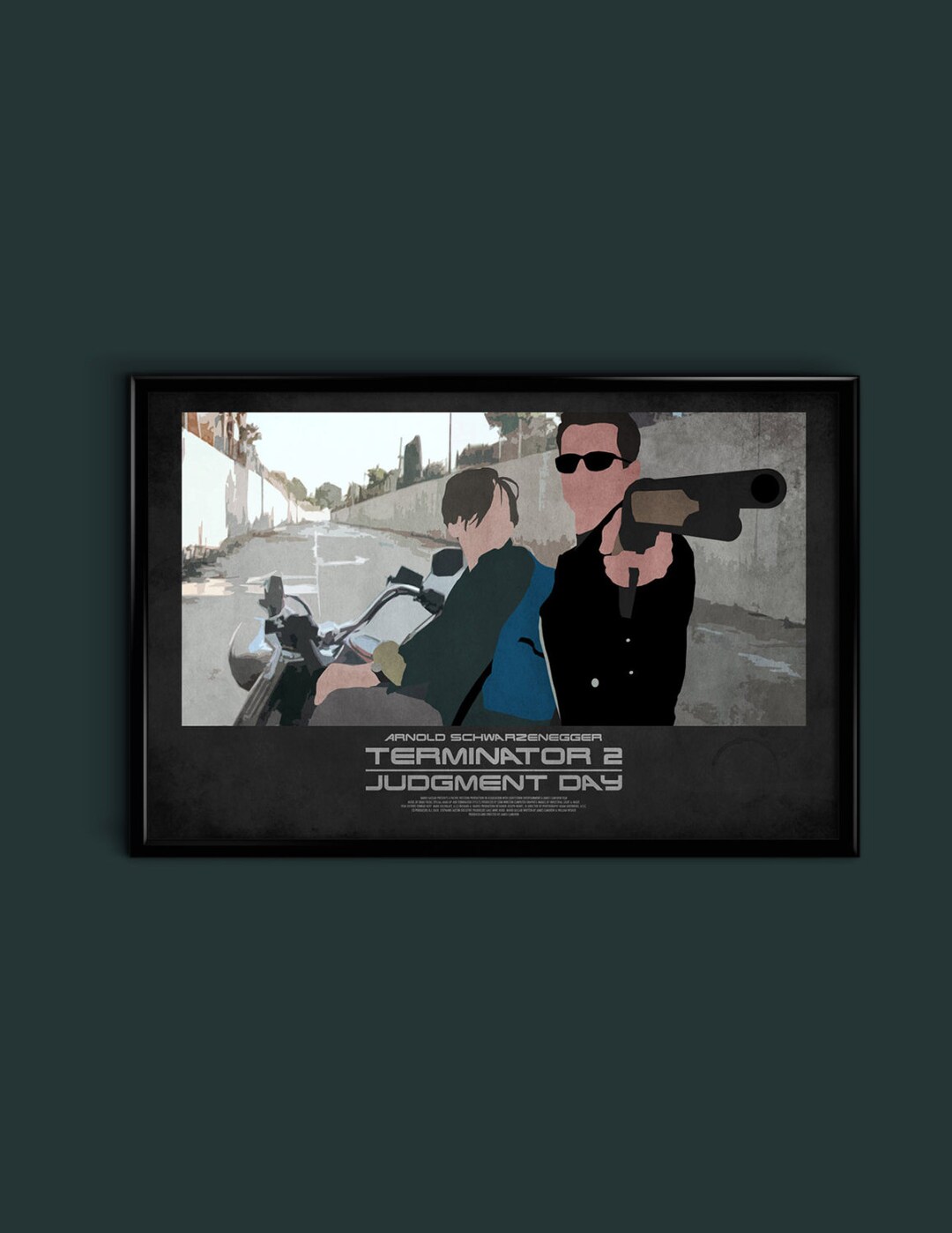 Terminator 2 Judgment Day Movie Poster 12 X 18" Giclee Print - Etsy