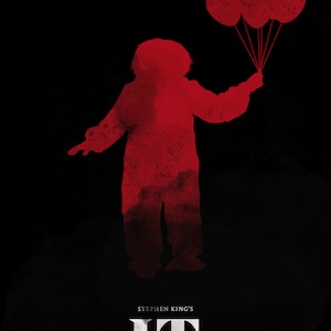 Stephen King's It 1990 12 X 18 Inch Minimal Movie Poster Giclee Print ...