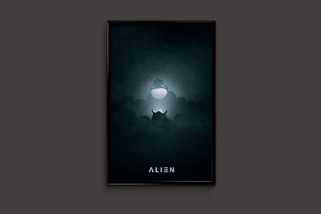 Alien Minimalist Movie Poster Giclee Print - Etsy