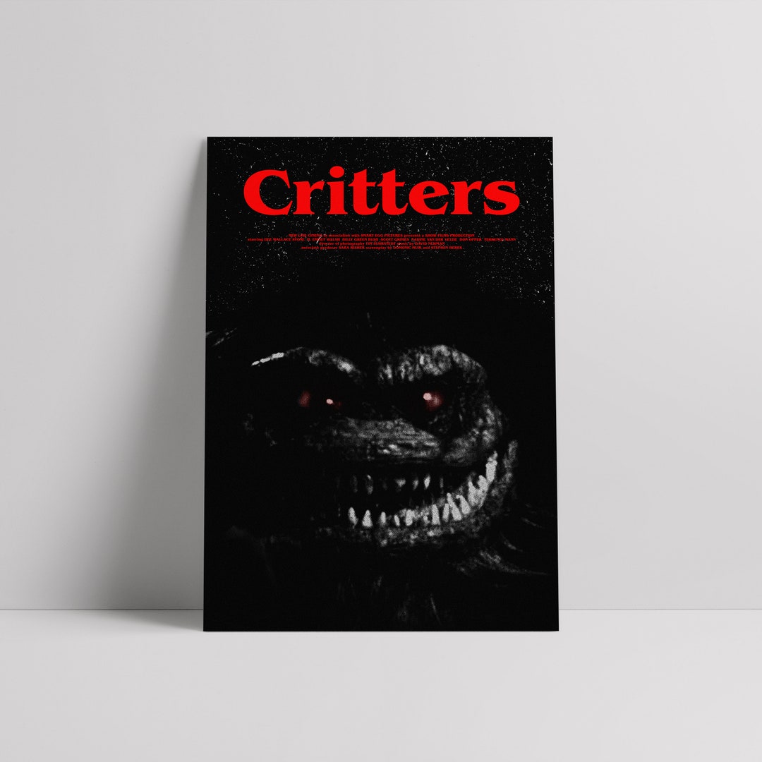 Critters | Original Minimal Movie Poster | Room Office Movie Buff ...