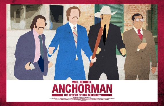 Anchorman Minimalist Poster