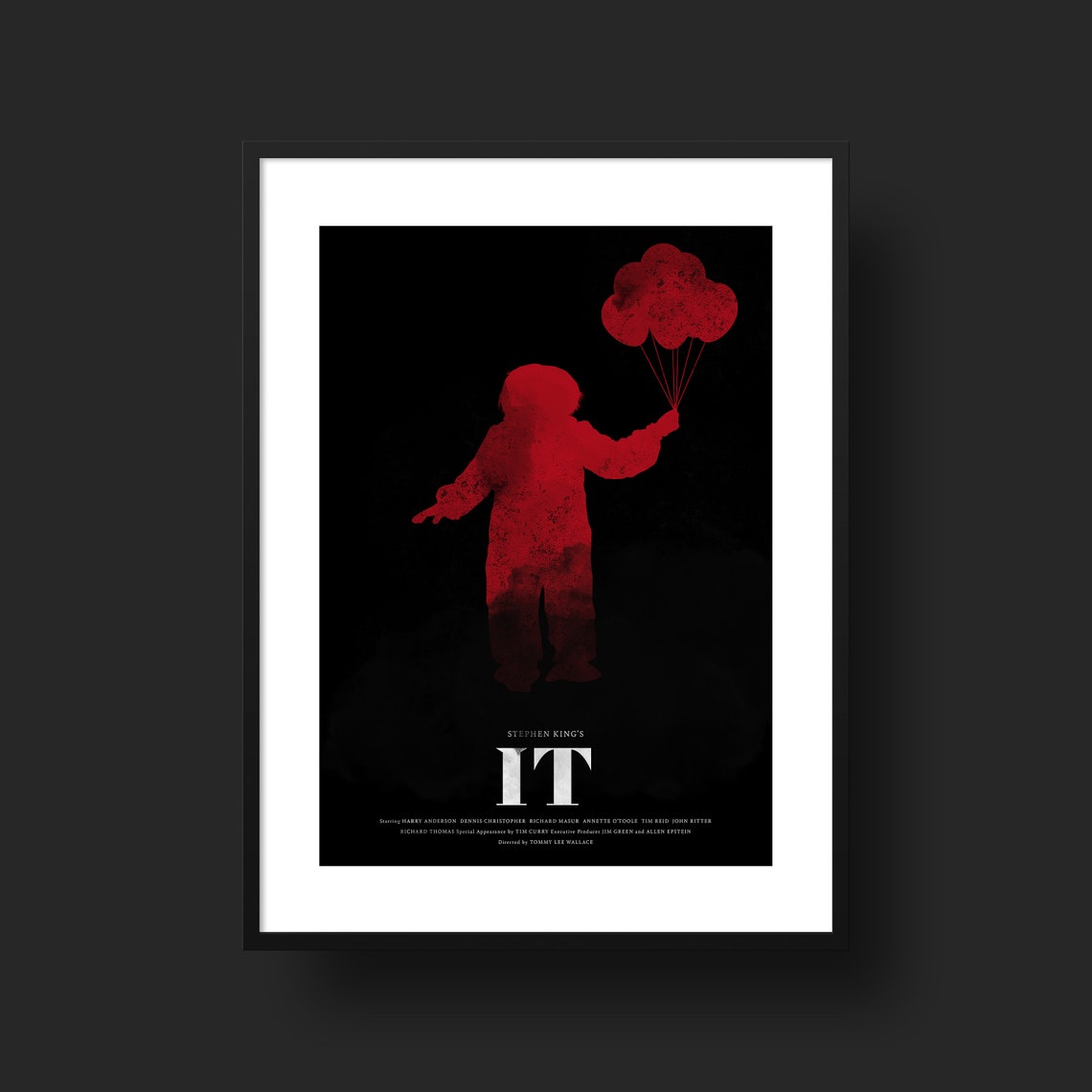 Stephen King's It 1990 12 x 18 Inch Minimal Movie Poster | Etsy
