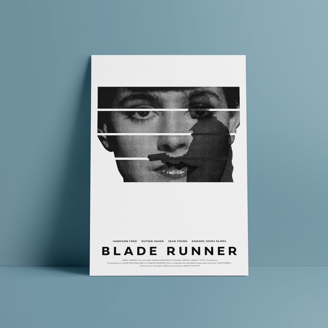 Blade Runner 1982 12 x 18 pouces Minimal Movie Poster Giclee Print ...