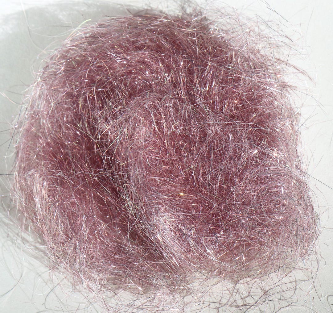 Angelina Pale Pink for Spinning, Felting, Silk Paper Making, 5 Grams ...