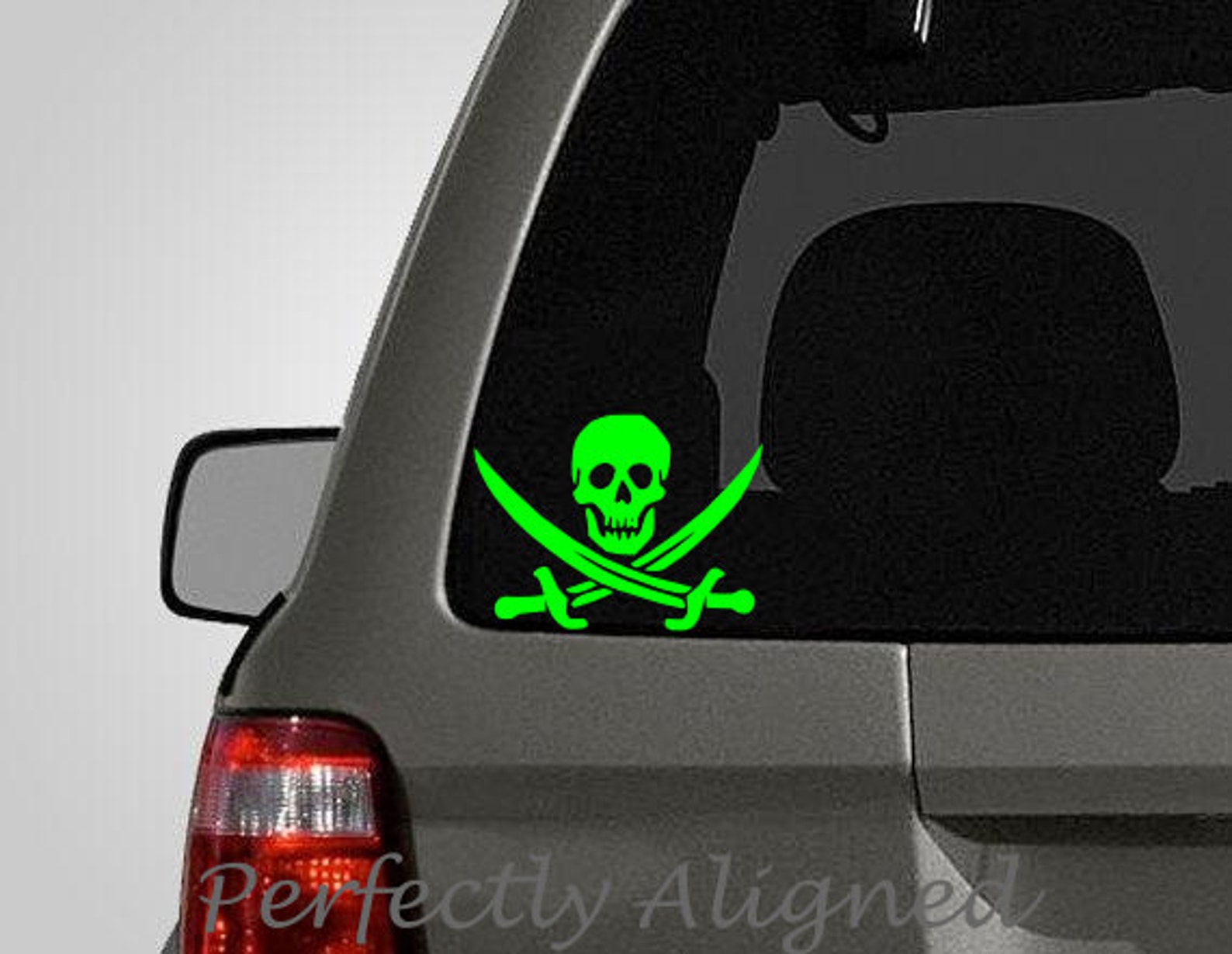 Jolly Roger Pirate Vinyl Decal Car Decal Macbook Decal | Etsy