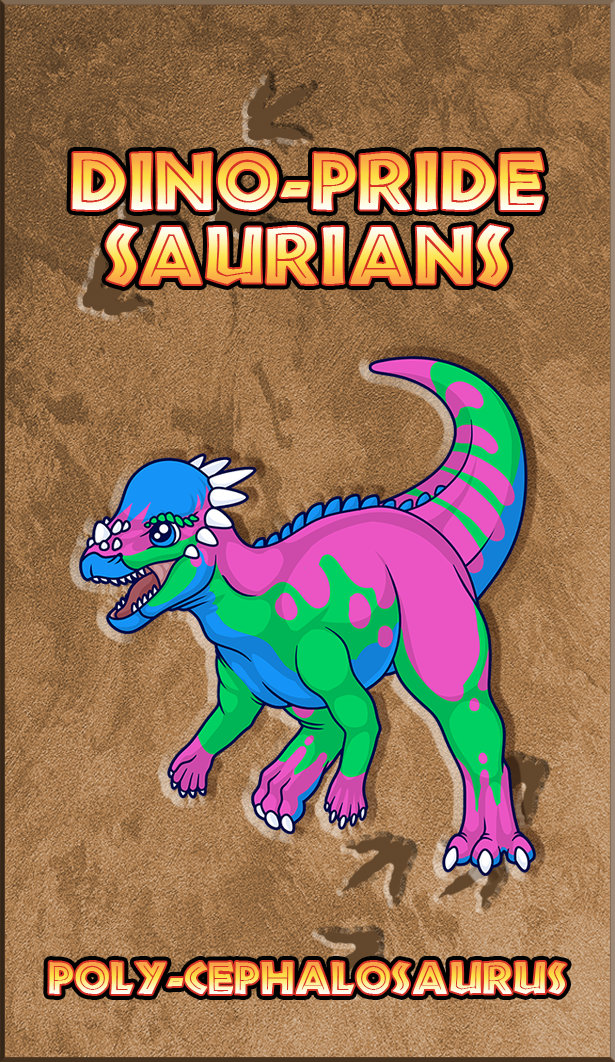 Poly-cephalosaurus Polysexual Pride Hard Enamel Pin - Etsy