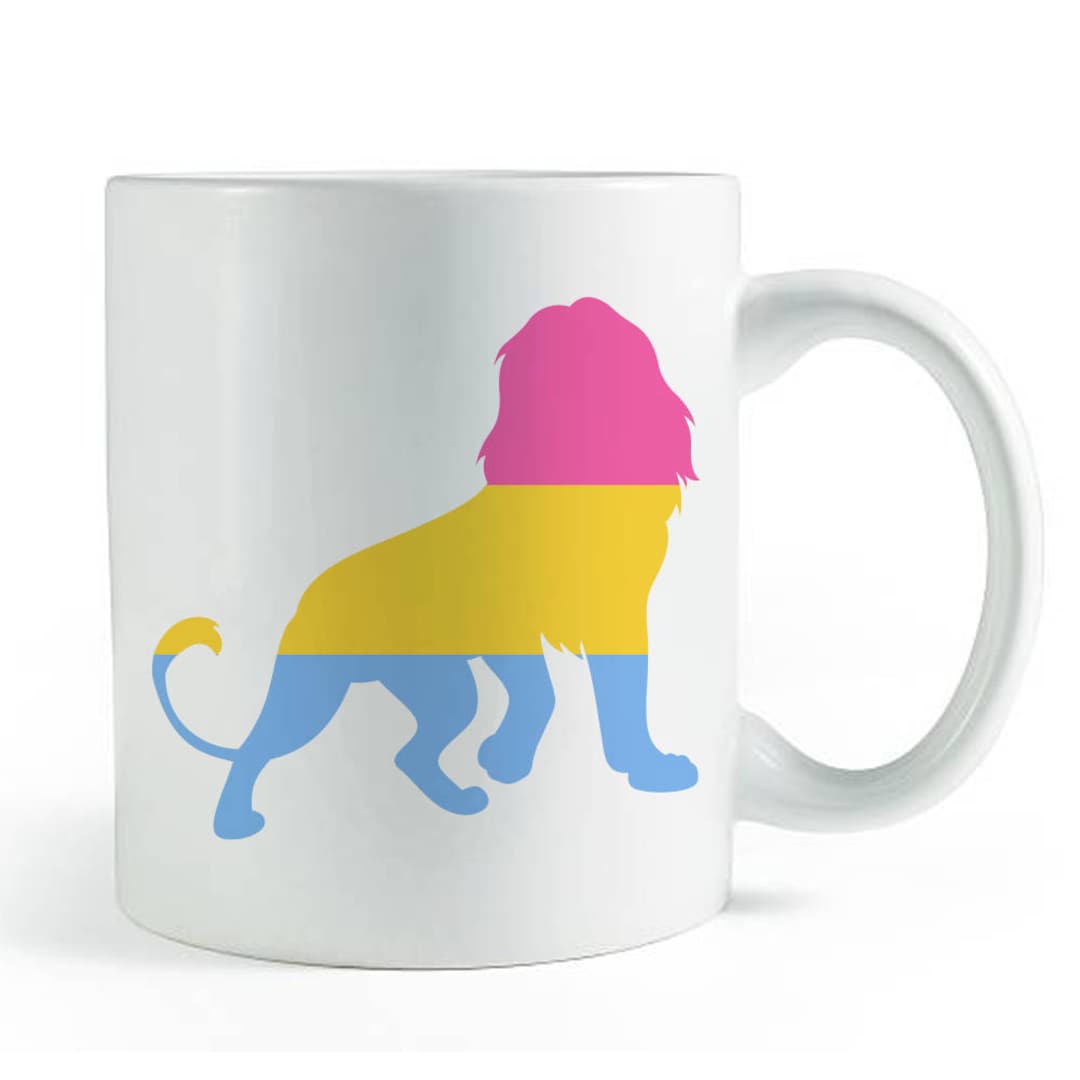 LGBTQ Pride Flag Animal Lion Mug various Flags Available - Etsy