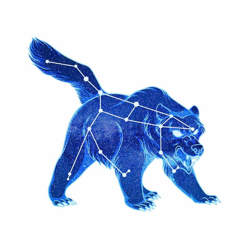 Constellation: Ursa Major the Bear Vinyl Sticker 4 Inch - Etsy