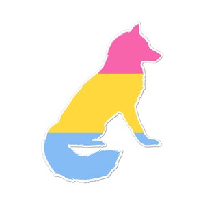 LGBTQ Pride Flag Animal Fox (various Flags Available!) 4 Inch - Etsy